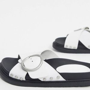 Truffle Collection | Shoes | Truffle Collection Buckle Black White ...